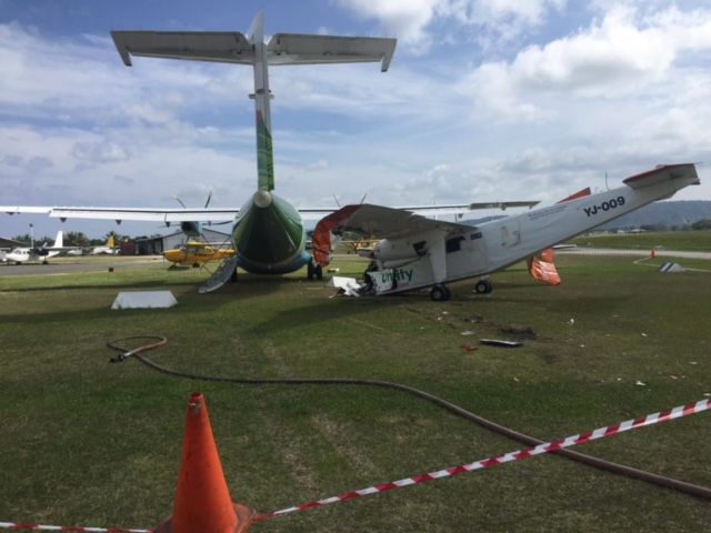 ATR 72 de Air Vanuatu sufre accidente durante aterrizaje de emergencia ...