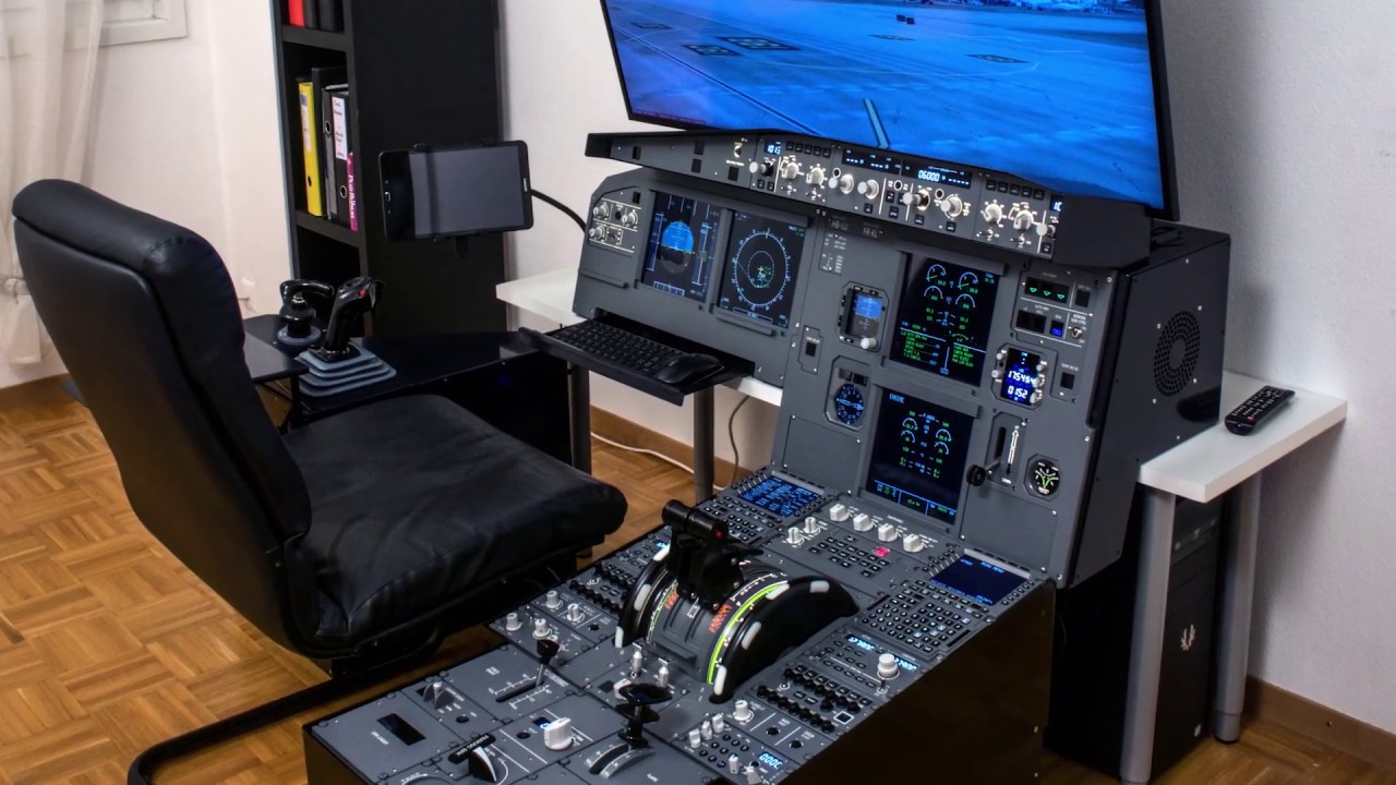 Video | Mira este increíble simulador casero de un Airbus A320 Video | Mira este increíble simulador casero de un Airbus A320