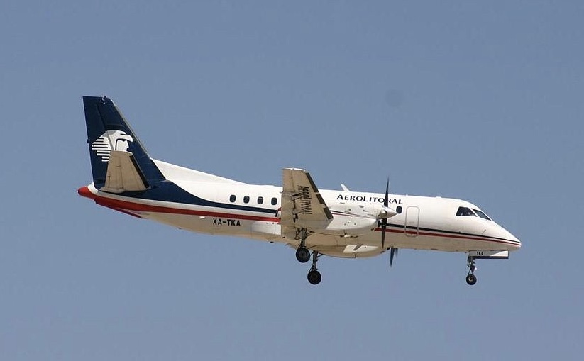 Video | Así fue el último vuelo del Saab 340 de Aerolitoral