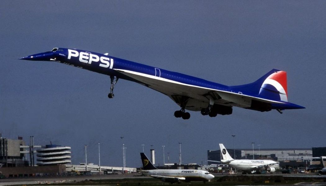 ¿Recuerdan el Concorde con Livery de Pepsi?